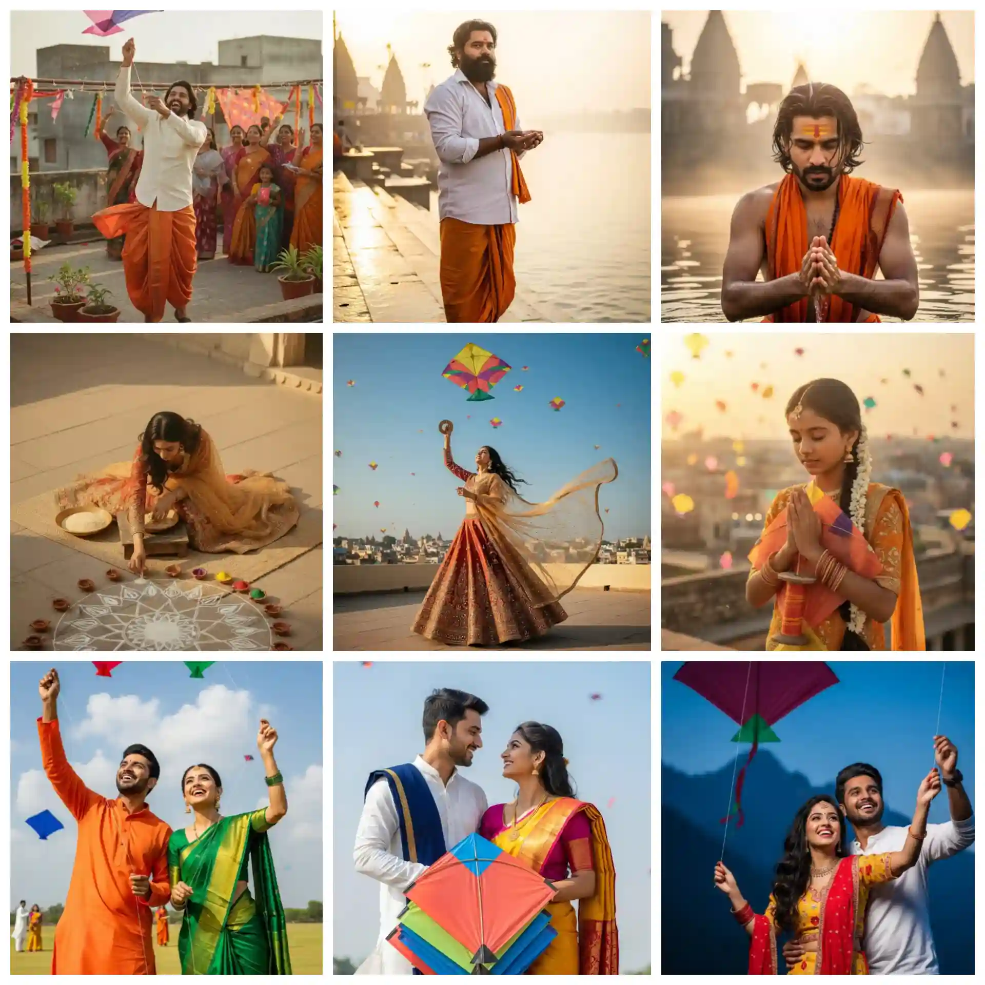 New Makar Sankranti Gemini AI Image Prompts 2026 - AI Editing Bank