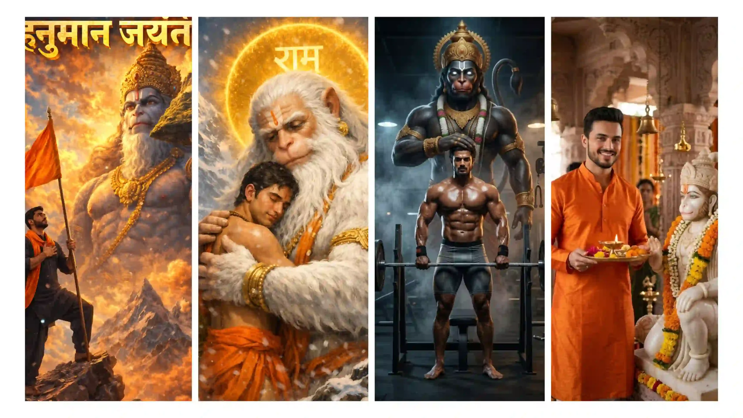 Hanuman Jayanti Prompts: Divine Art, Cinematic Effects, Modern Fitness ...
